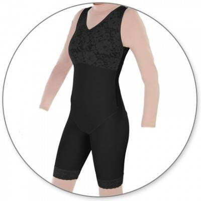 Style 27Z - Mid Thigh Body Shaper w/ Side Zippers by Contour ...