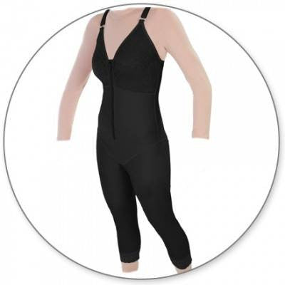 Style 28B - Mid Calf Body Shaper with Bra Top by Contour - DirectDermaCare