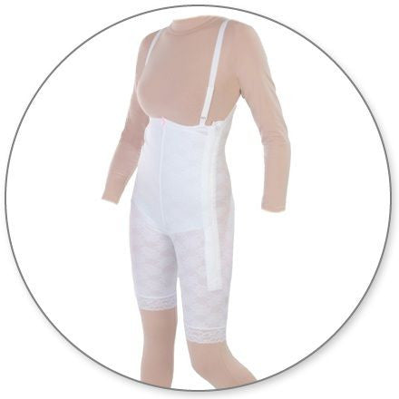 Style 982 - Female Mid Thigh Full Body Garment by Contour - DirectDermaCare